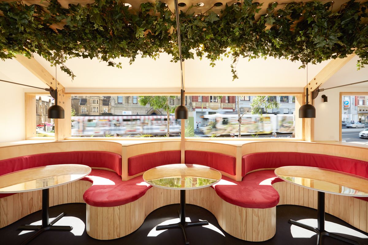 Archiblox prefab pop-up ice cream shop opens its doors | ArchitectureAu