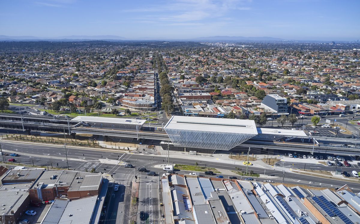 Suburban railway station recalls local history | ArchitectureAu