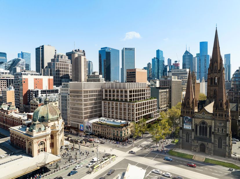 Office building above Melbourne’s Town Hall Station approved ...