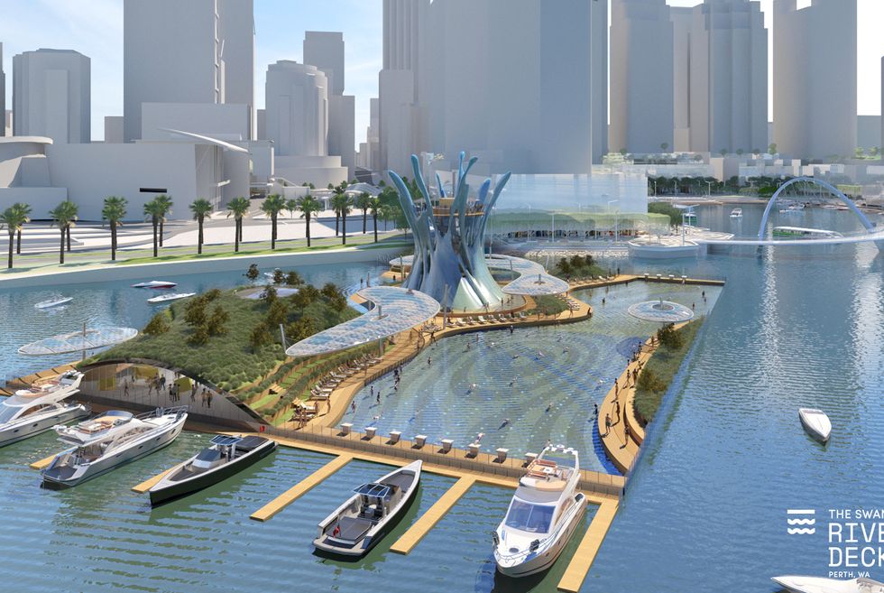 ARM designs proposal for floating pool in Perth’s Swan River ...