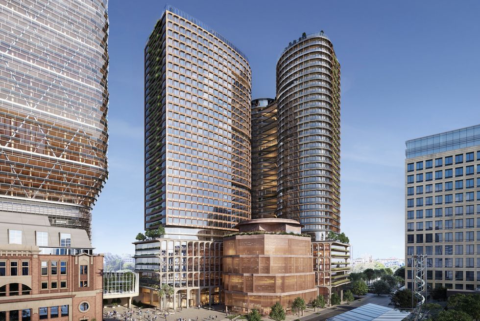 Revised designs released for Sydney's Central Place | ArchitectureAu