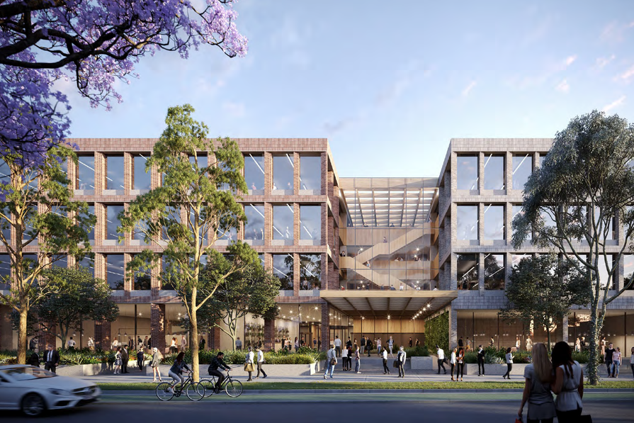 Bates Smart designs concept for office complex for Sydney’s Alexandria ...