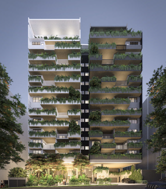 Flexible build-to-rent tower proposed for Brisbane | ArchitectureAu