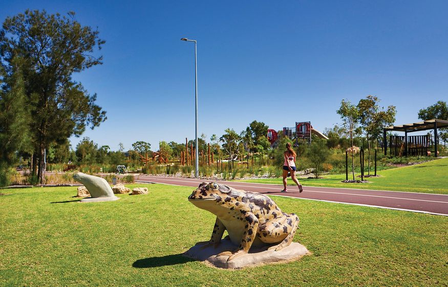 Finding a sense of place: Optus Stadium parklands | Landscape Australia