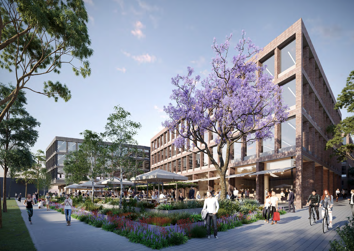 Bates Smart designs concept for office complex for Sydney’s Alexandria ...