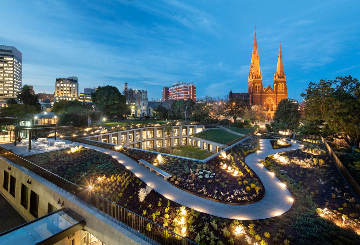New Victorian parliament offices embraced by landscape | ArchitectureAu