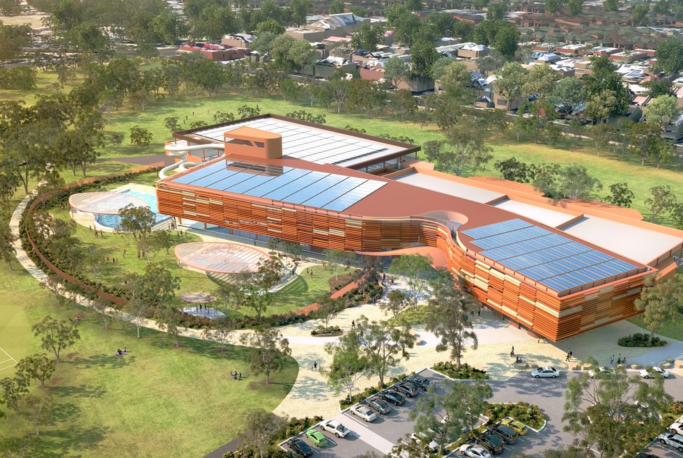 Designs revealed for new Adelaide Aquatic Centre | ArchitectureAu