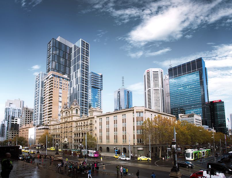 Grocon's Denton Corker Marshall-designed tower approved | ArchitectureAu