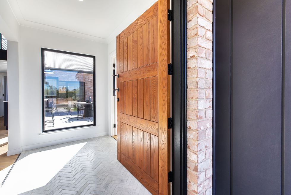 BAL29-compliant timber doors by Parkwood Doors | ArchitectureAu