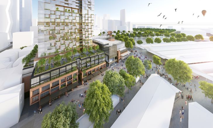Tower to overlook Melbourne’s Queen Victoria Market | ArchitectureAu