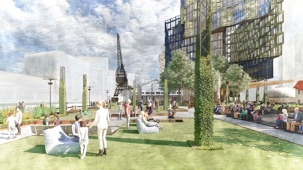 Oculus designs new park at Docklands | Landscape Australia