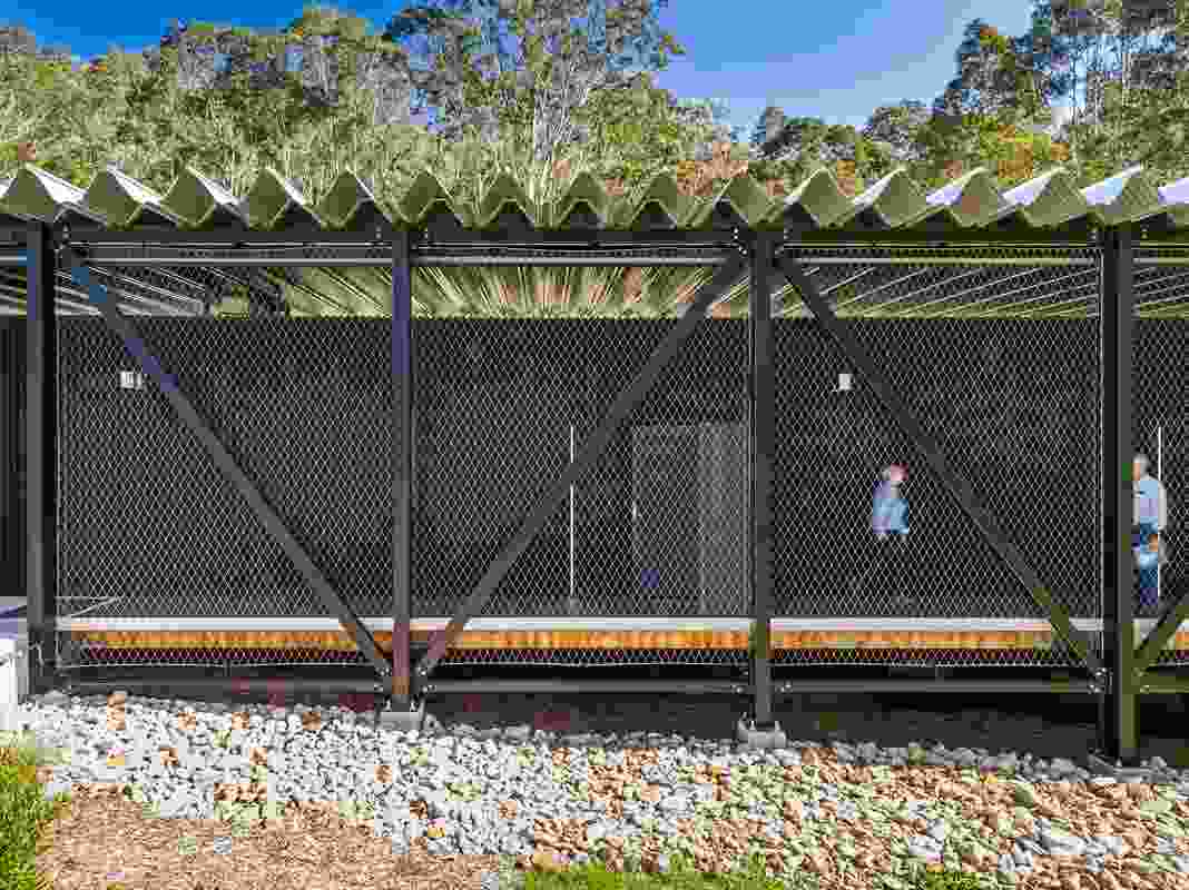 Webnet mesh safety barriers by Tensile | ArchitectureAu