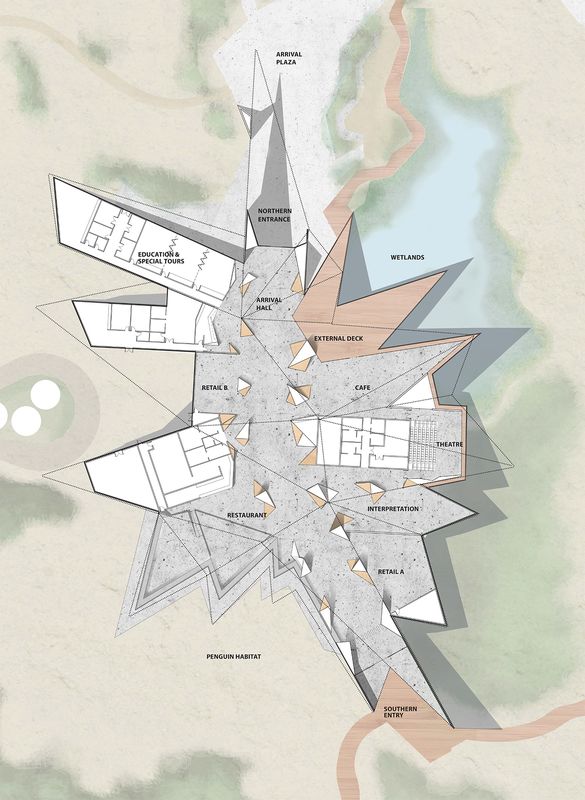 ‘Sharp, angular’ new visitor centre for Penguin Parade | ArchitectureAu