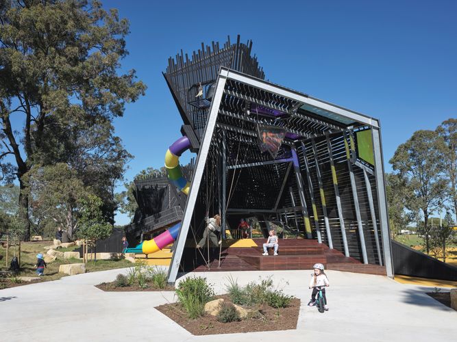 Bradbury Park Play Scape by Alcorn Middleton | ArchitectureAu