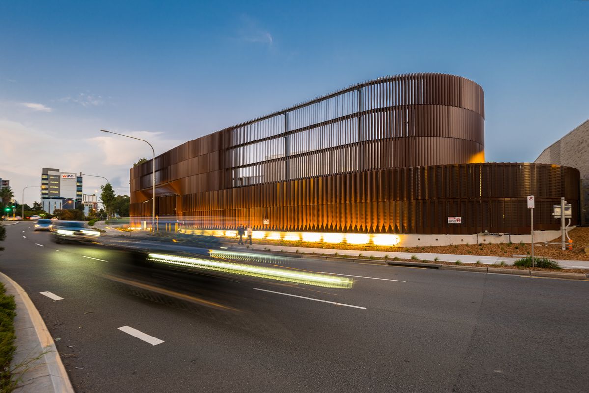 Mascot Traction Substation - Sculptural Screen by PTW Architects ...
