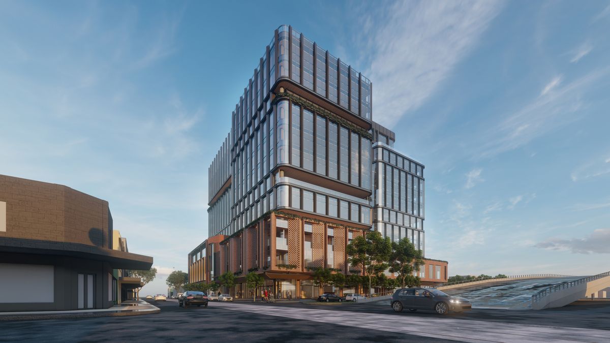 Construction begins on Australia Post HQ | ArchitectureAu