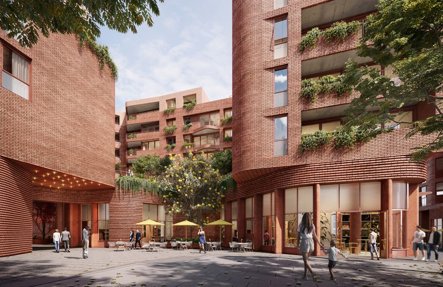 Quartet of architects design six buildings in Sydney's Waterloo ...