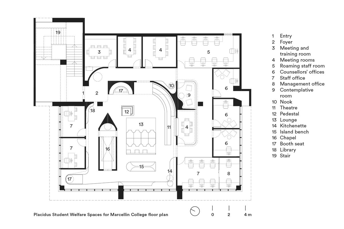 Placidus Student Welfare Spaces for Marcellin College by Branch Studio ...
