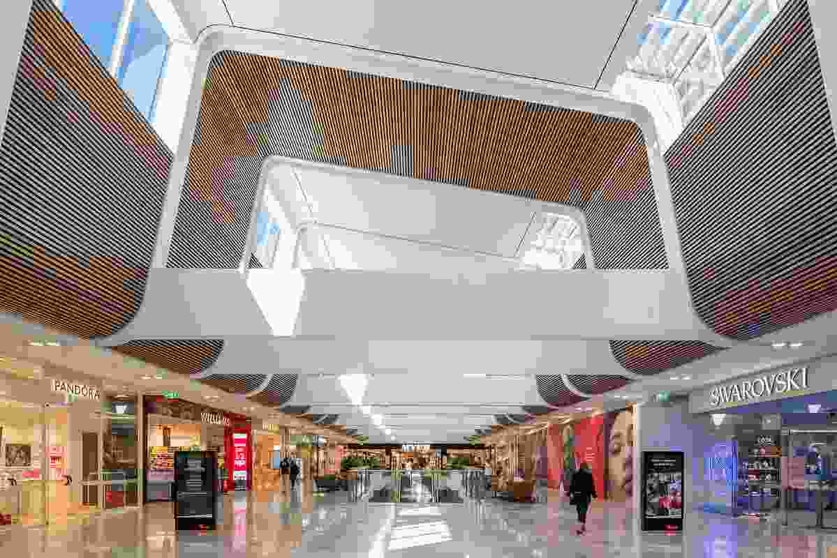 Panels pre-assembled acoustic batten system by Screenwood | ArchitectureAu