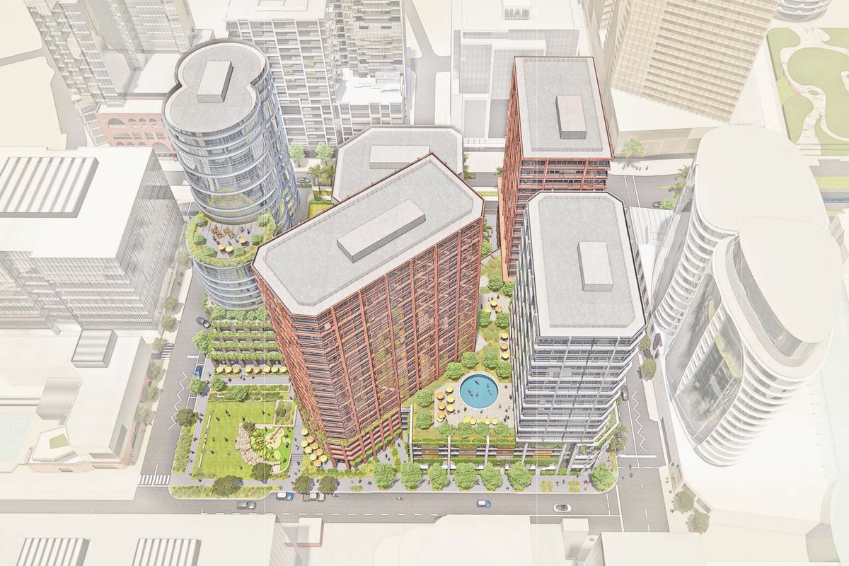 Five-tower precinct in Melbourne's Docklands approved by council ...