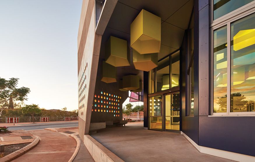 'Undeniable colour': Karratha Central Healthcare | ArchitectureAu