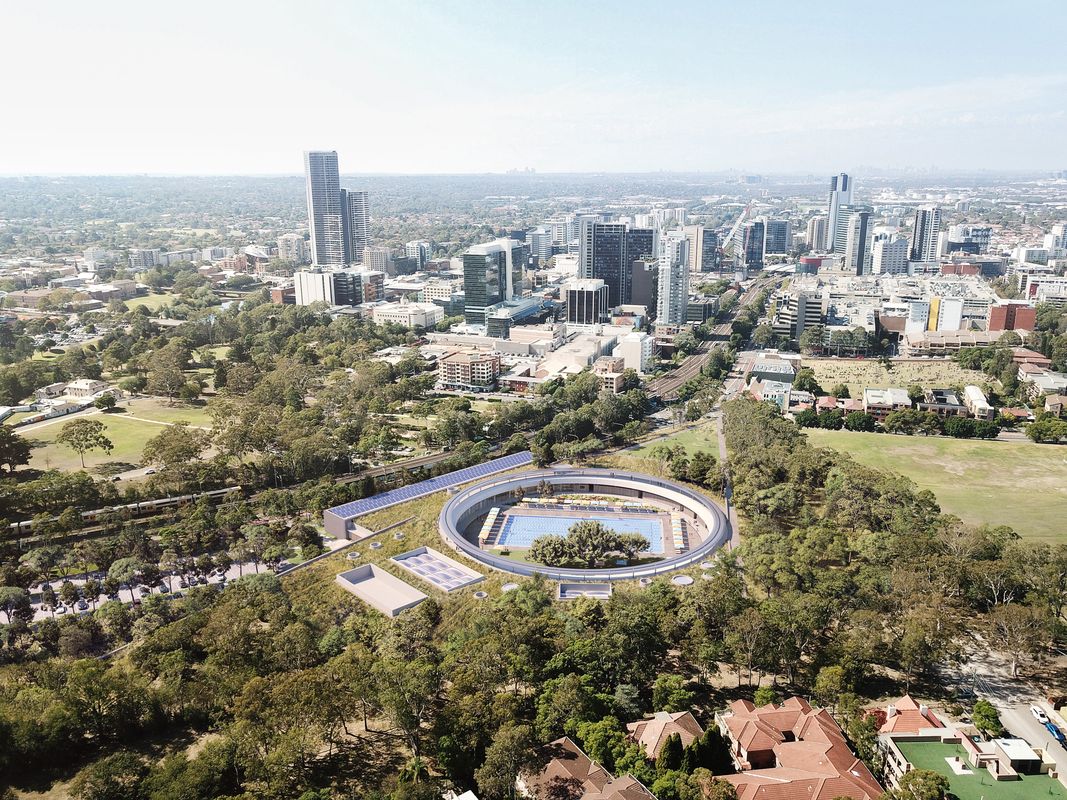 New vision of Parramatta aquatic centre revealed | ArchitectureAu