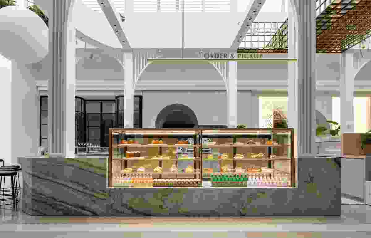 A textural oasis: Au79 Cafe Chadstone | ArchitectureAu