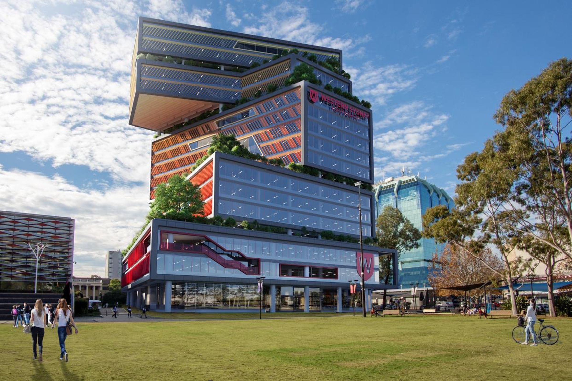 Plans for third vertical campus for Western Sydney University revealed ...