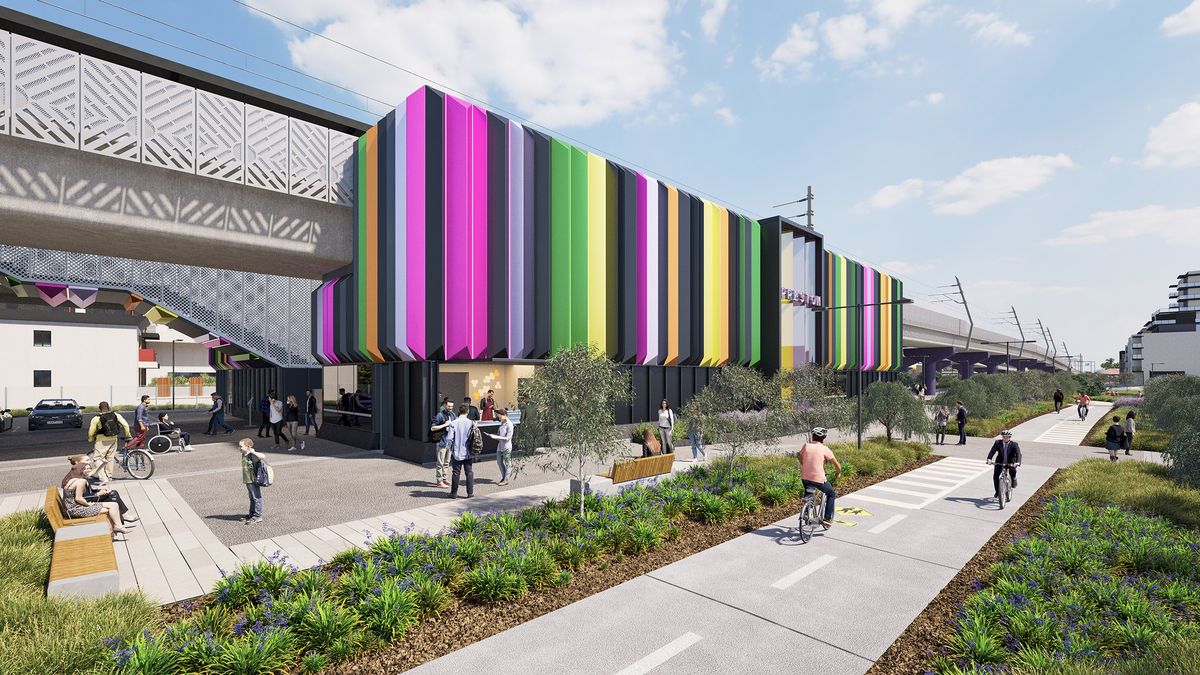 Two more Melbourne station designs unveiled | ArchitectureAu