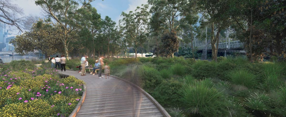Business case backs Melbourne promenade project | ArchitectureAu
