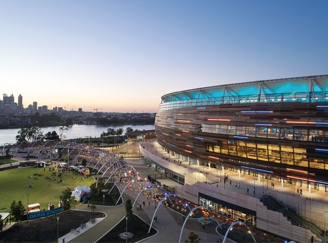 Maximizing intensity: Optus Stadium | ArchitectureAu
