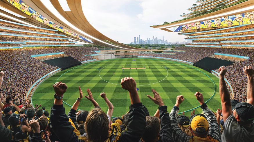 Design alliance unveils bold proposal for Brisbane 2032 Olympic stadium ...