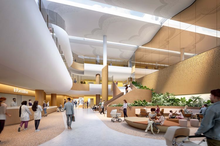 Designs for all-electric Melbourne hospital unveiled | ArchitectureAu