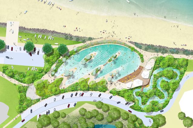 New vision to transform coastal Queensland beachfront | ArchitectureAu