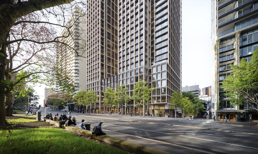 Central Sydney towers designed to follow Hyde Park's 'axial symmetry ...