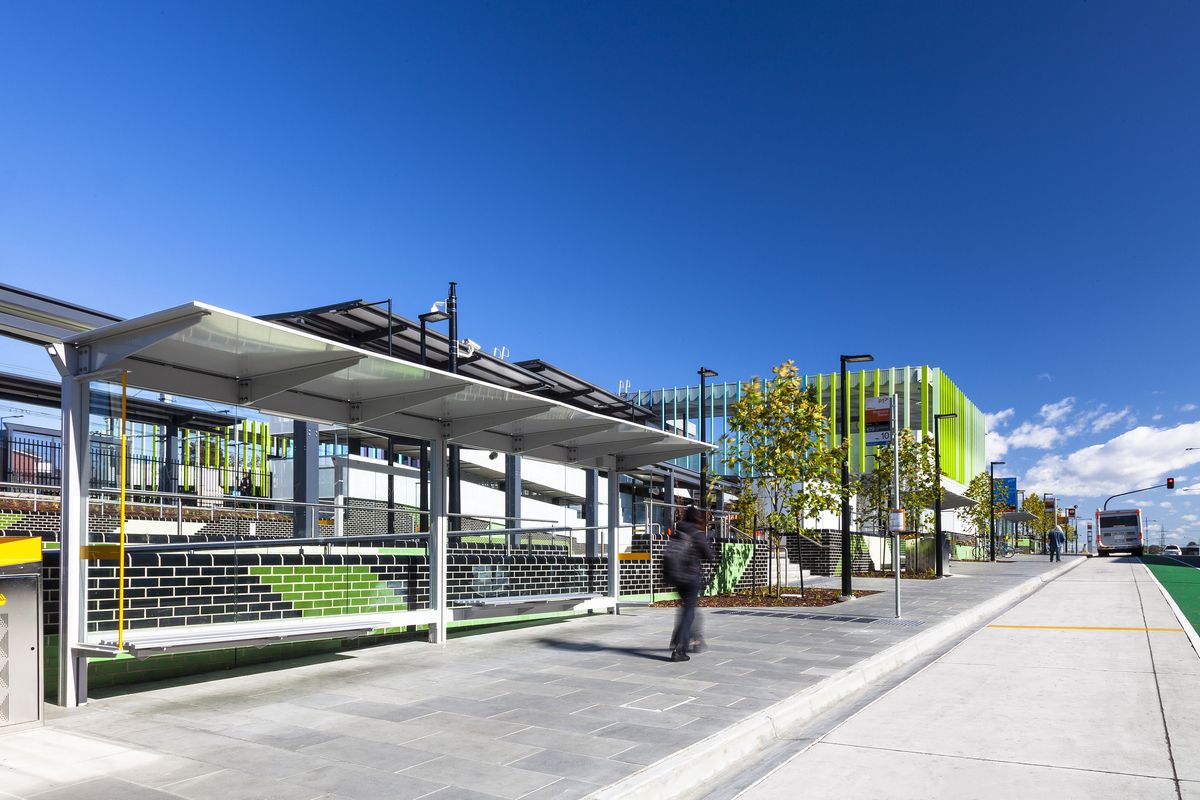 Evo shelters and walkways from Stoddart Infrastructure | ArchitectureAu