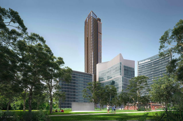 'Elegant vertical tower' proposed for Parramatta | ArchitectureAu