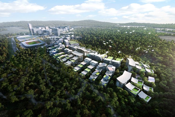 New CBD precinct for Australia's first private city | ArchitectureAu