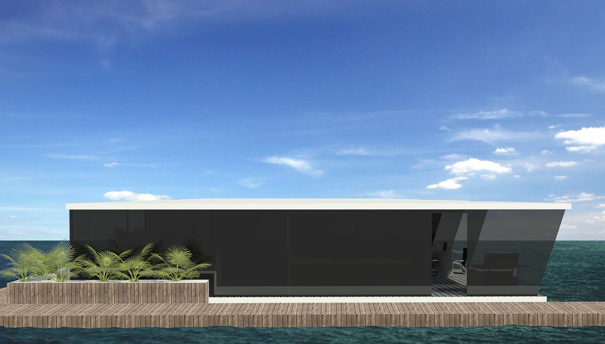 Student designs floating 'apartments' | ArchitectureAu