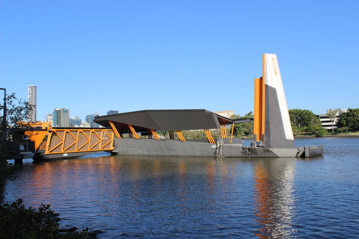 After the deluge: Brisbane's new flood resilient ferry terminal ...