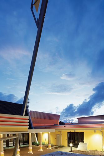 Nudgee College Tierney Auditorium by M3architecture | ArchitectureAu