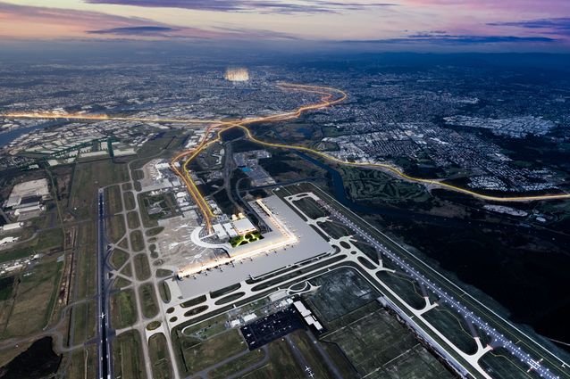 Brisbane Airport’s $1b plan for a new integrated terminal | ArchitectureAu