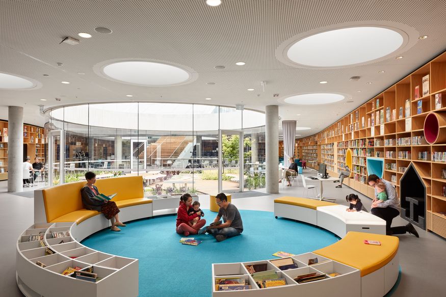 Newly completed Green Square Library and Plaza wins global library ...