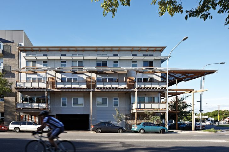 Whitmore Square affordable eco-housing by Troppo Architects ...