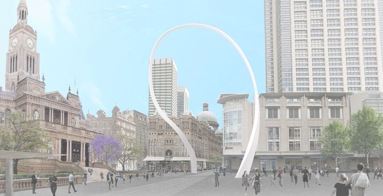 Junya Ishigami’s redesigned ‘grand arch’ for Sydney doubles in size ...