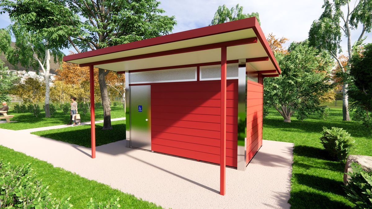 Eureka modular restroom by Landmark Products | ArchitectureAu