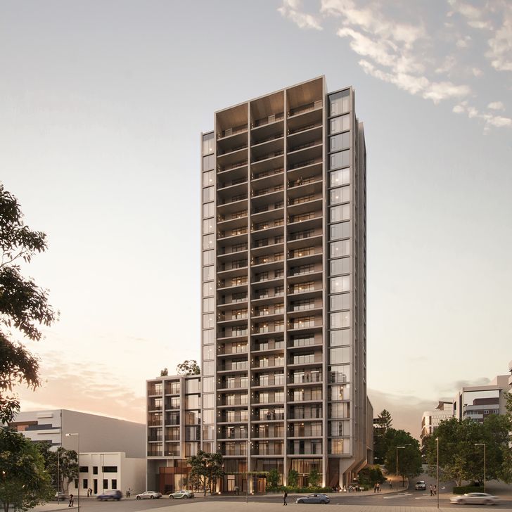 New build-to-rent tower approved in Perth | ArchitectureAu