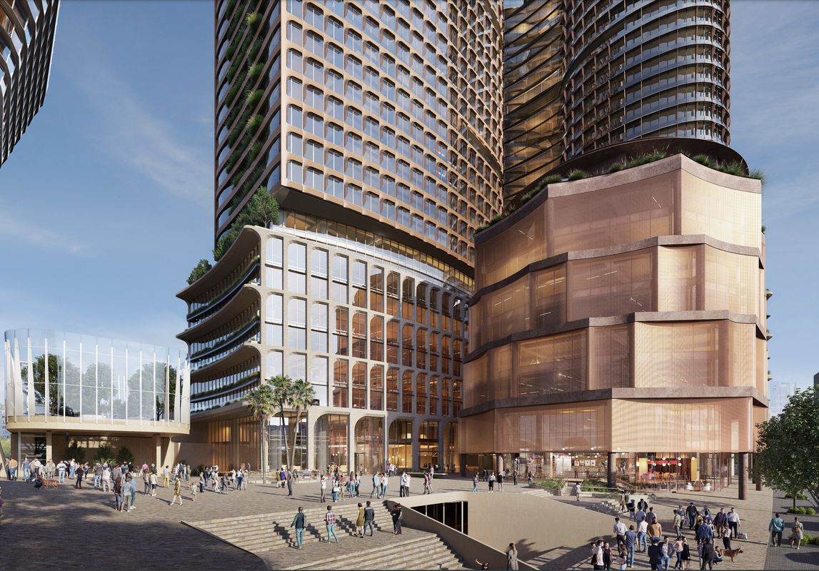 Revised designs released for Sydney's Central Place | ArchitectureAu