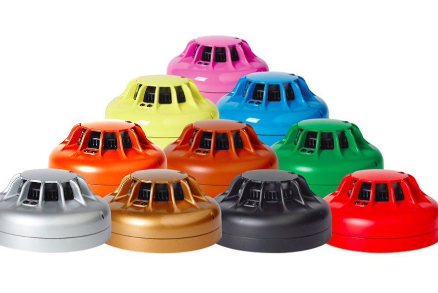 Custom-colour fire detectors | ArchitectureAu