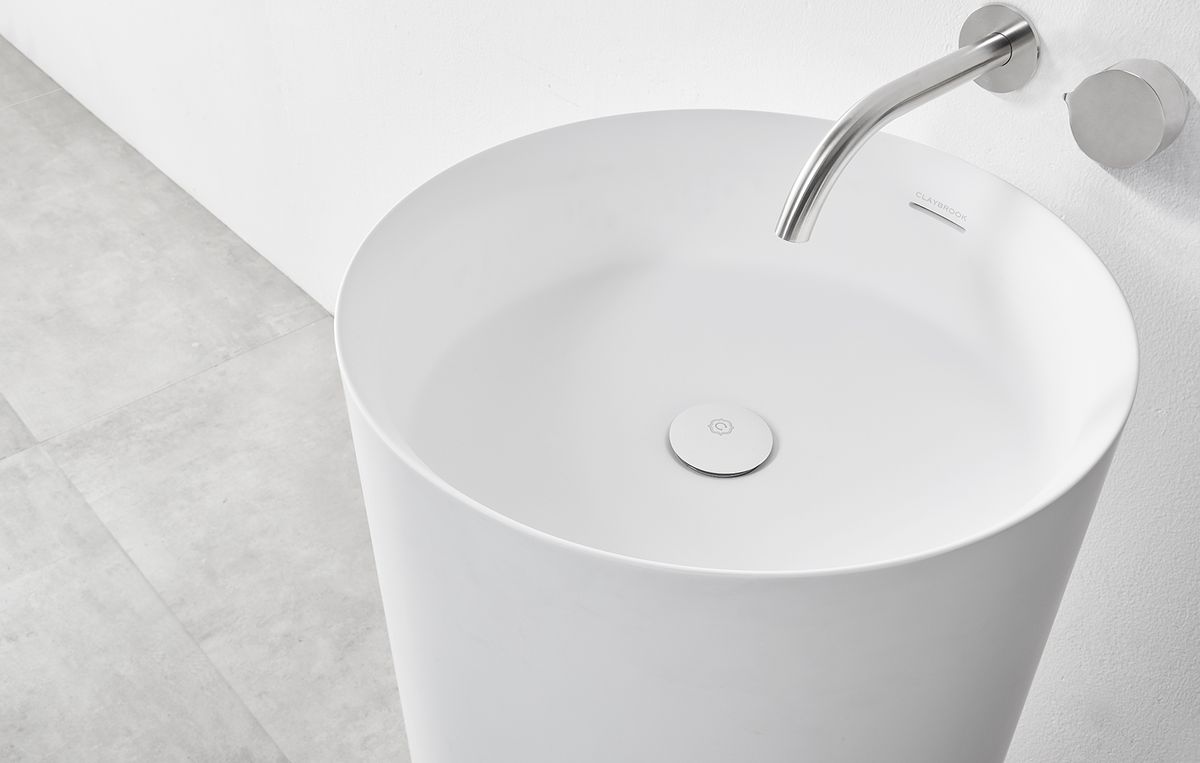 Rogerseller brings stone and recycled marble Claybrook bathware to ...